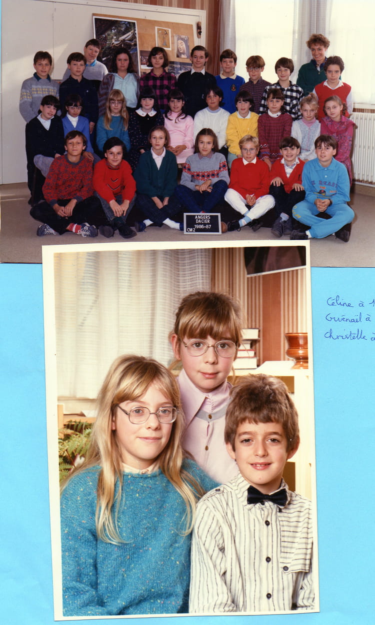 Photo de classe CM2 de Mlle Garnier de 1988, ECOLE DACIER - Copains d'avant