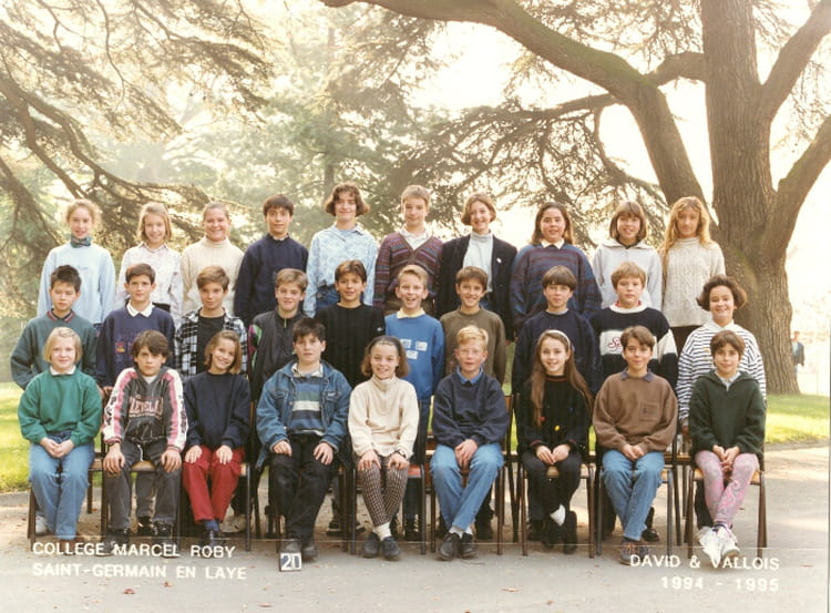 Photo de classe 6e5 de 1994, Collège Marcel Roby - Copains d'avant