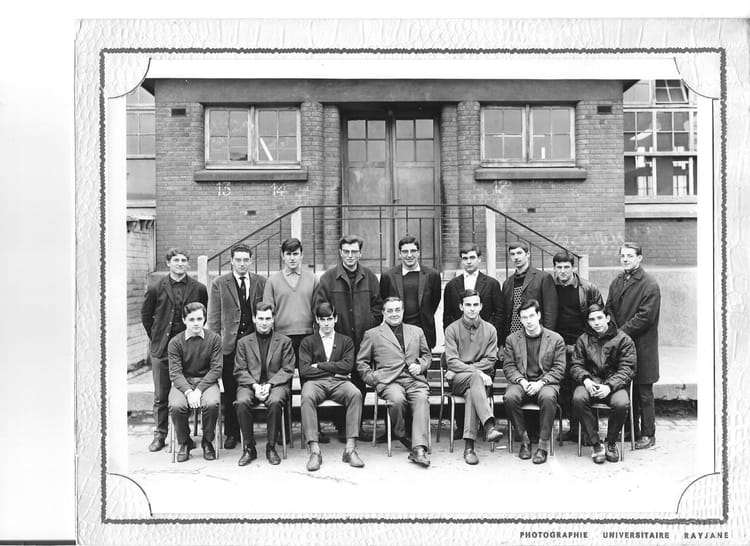 Photo de classe Terminale technique (TIN) de 1965, Lycée Paul Langevin ...