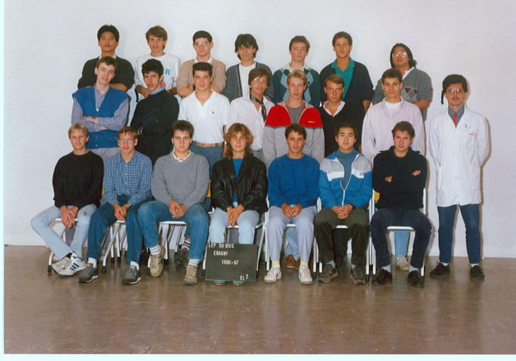 Photo de classe BEP EL2 - 1986-1987 - Mr Drouadaine de 1986, LPHI ...