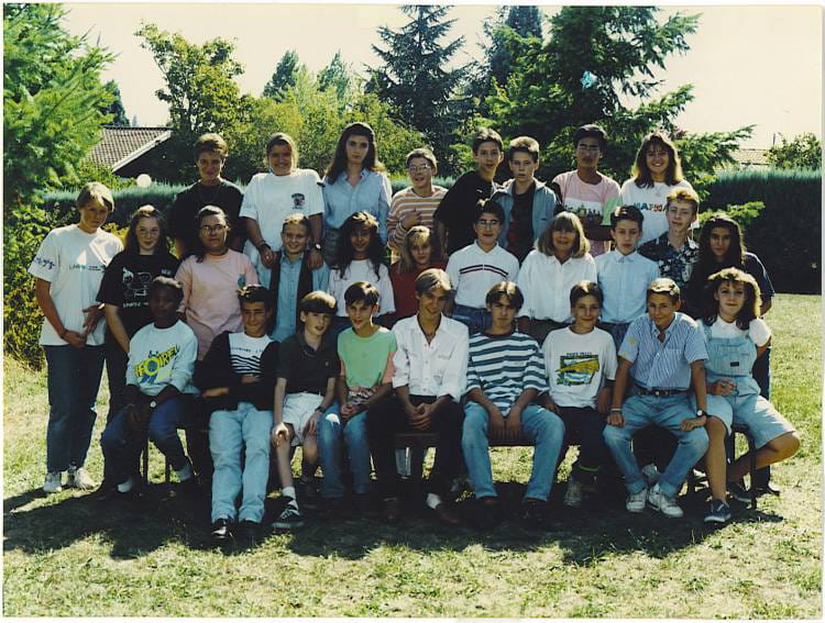 Photo de classe 3ème Verte - Mme MERLIN - Prof de Math - 1992-1993 de ...