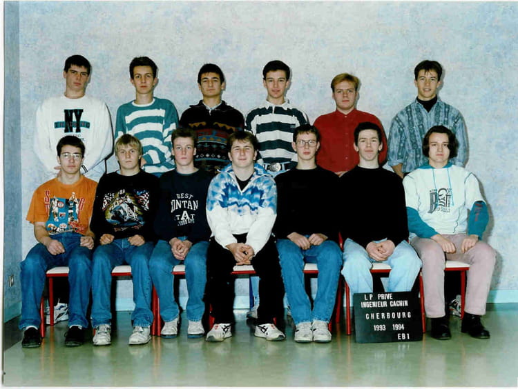 Photo de classe Eb1 de 1993, Lycée Professionnel Ingénieur Cachin ...
