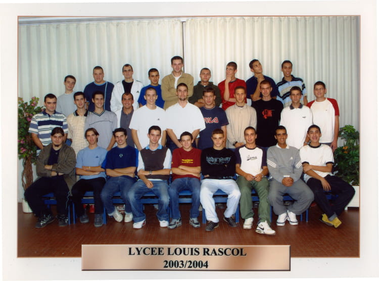Photo de classe 1ère année BTS Productique de 2003, Bts Productique ...
