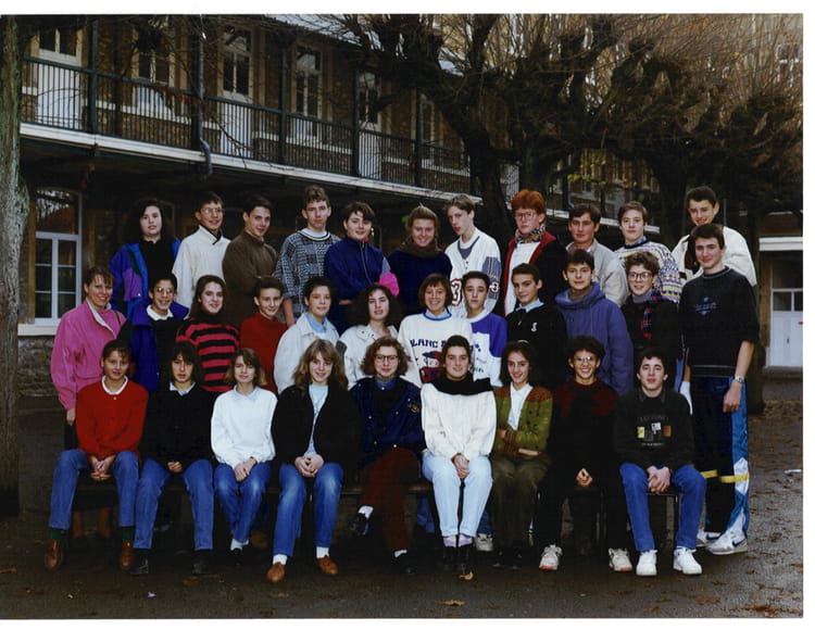 Photo de classe 3eme 8 de 1991, Collège Jacques Amyot - Copains d'avant