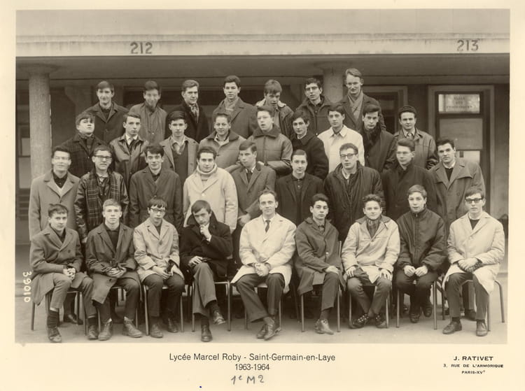 Photo de classe 1ère M2 de 1964, LYCEE MARCEL ROBY - Copains d'avant
