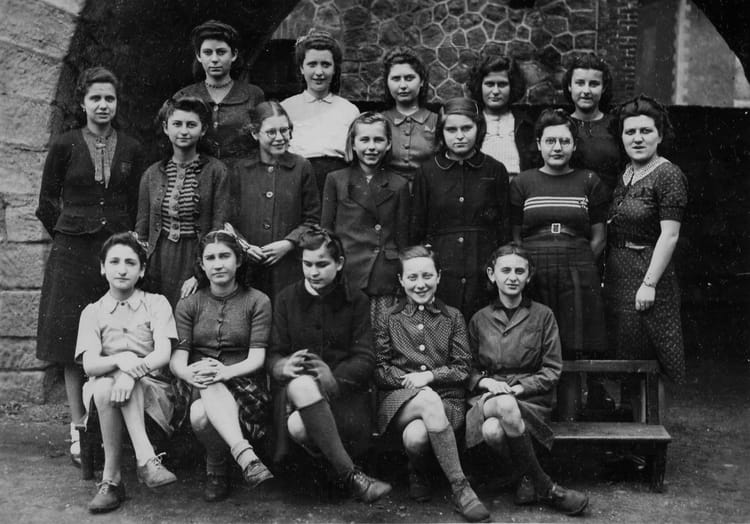 Photo de classe CC filles en 1943 de 1943, Ecole Privée - Copains d'avant