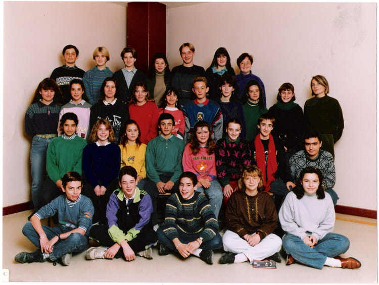 Photo de classe 4ème 3 de 1989, Collège Jean Rostand - Copains d'avant