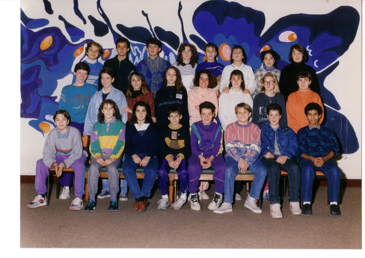 Photo de classe 4ème 3 (1990/1991) de 1990, Collège Paul Riquet ...