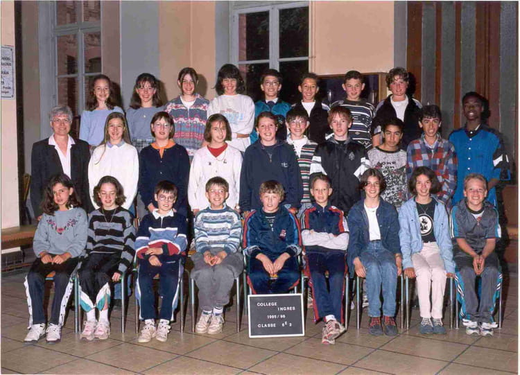 Photo de classe 6°2 de 1995, Collège Ingres - Copains d'avant