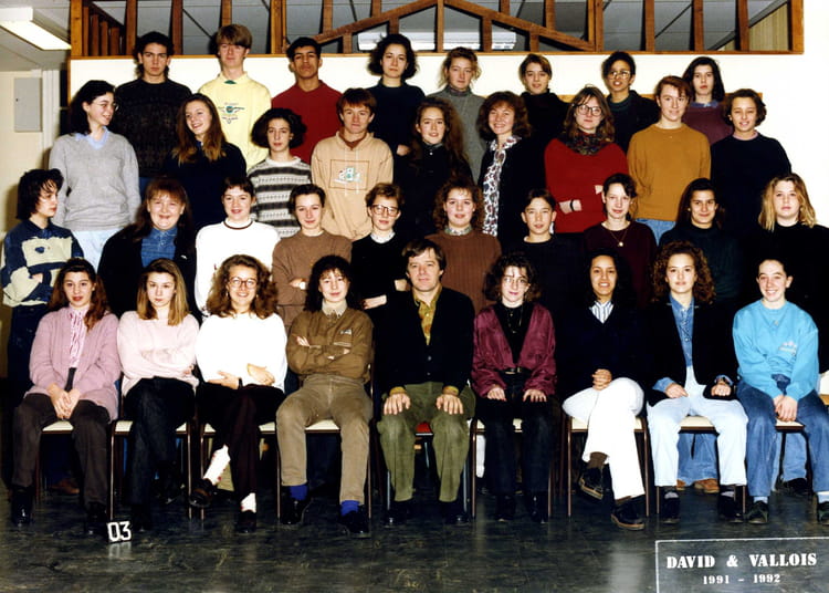 Photo de classe 2ND PORTE OCEANE de 1991, Lycée Porte Océane - Copains ...