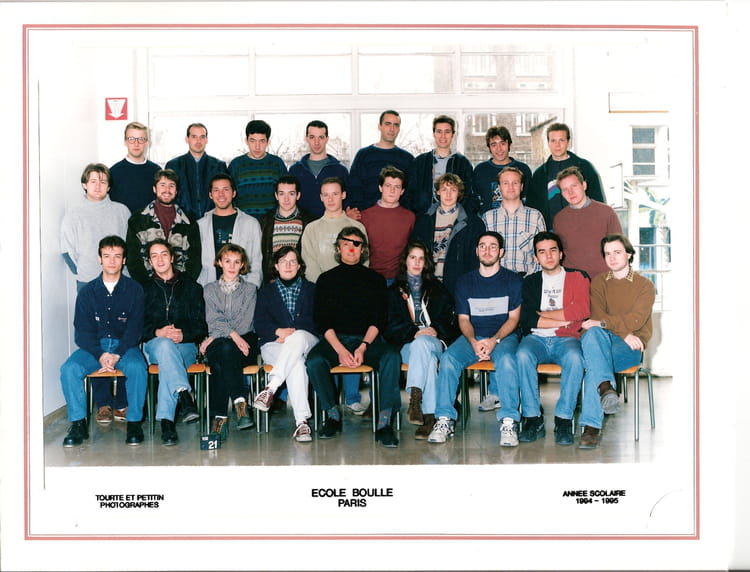 Photo de classe BTS Productique Bois de 1995, ECOLE BOULLE - Copains d ...