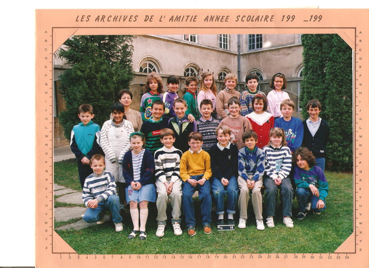 Photo de classe CM1 de 1990, Ecole Saint Joseph (Verdun) - Copains d'avant