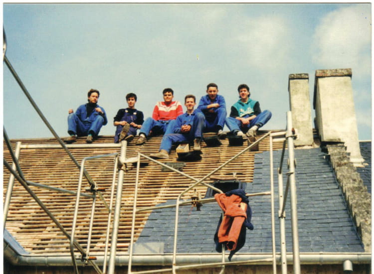 Photo de classe BEP TECHNIQUES DU TOIT de 1988, Lycée Professionnel Le ...