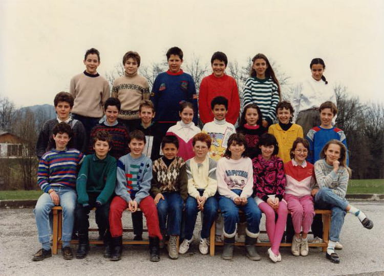 Photo de classe COLLÈGE RENÉ LONG 1987-1988 de 1987, Collège René Long ...