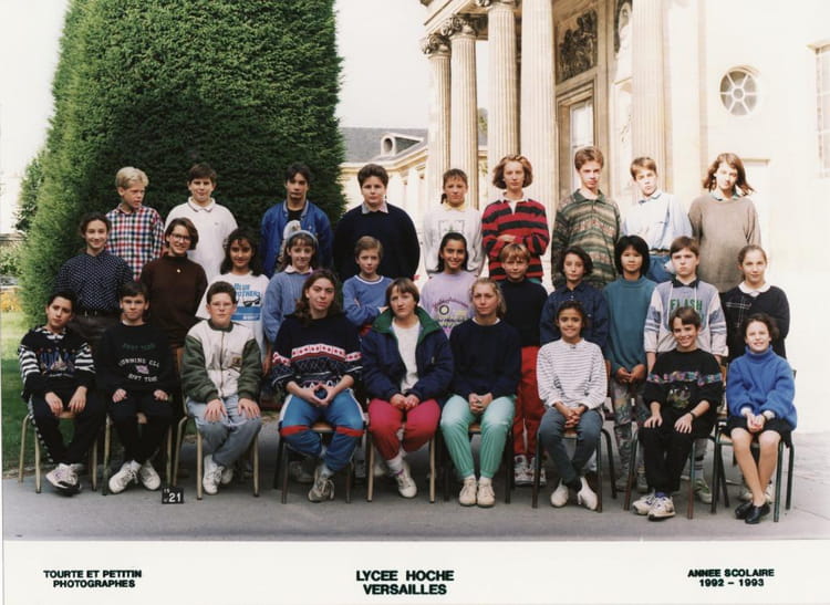 Photo de classe 5EME 3 de 1992, Collège Hoche - Copains d'avant