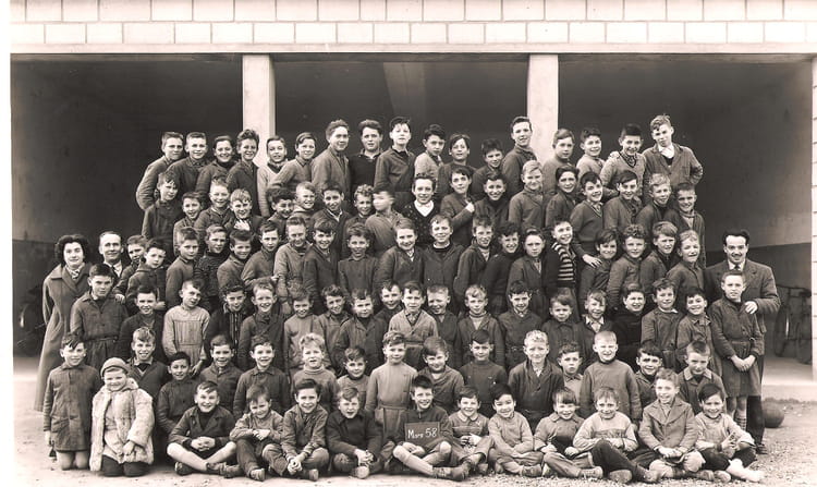 Photo de classe CLASSE 1958 de 1958, ECOLE PRIMAIRE - Copains d'avant