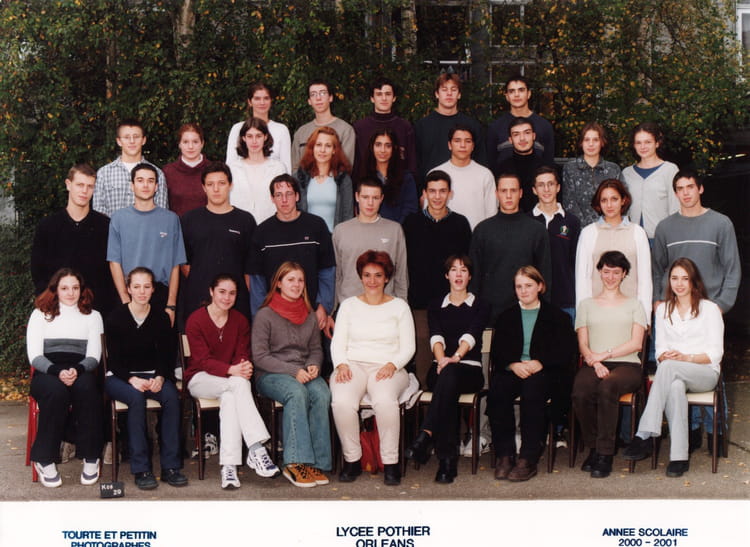 Photo de classe Tale S 1 de 2000, Lycée Pothier - Copains d'avant