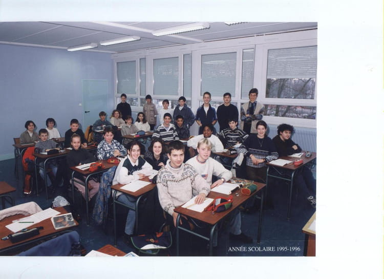 Photo de classe Collège 1995-1996 en 4ième de 1995, Collège - Copains d ...