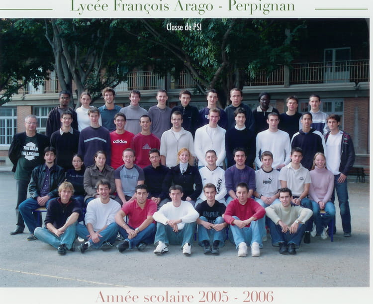 Photo de classe PSI de 2005, Prepa Math Sup/spe Lycee Arago - Copains d ...