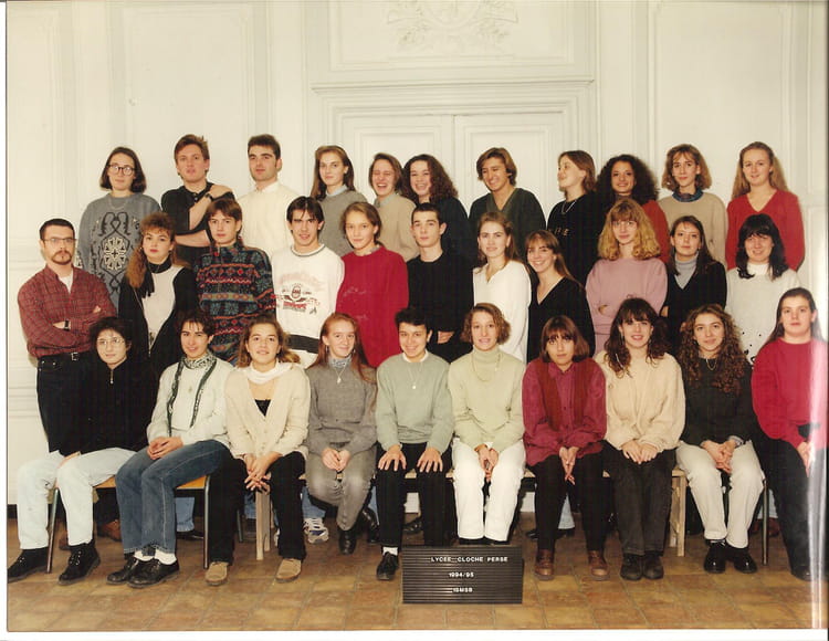 Photo de classe 1°SMS. b de 1994, Lycée Cloche Perse - Copains d'avant