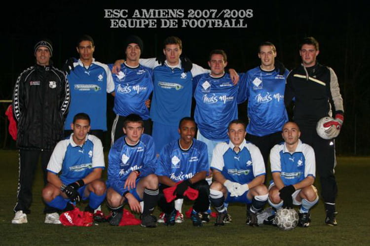 Photo de classe Equipe football ESC Amiens 2007-2008 de 2007, Ecole ...