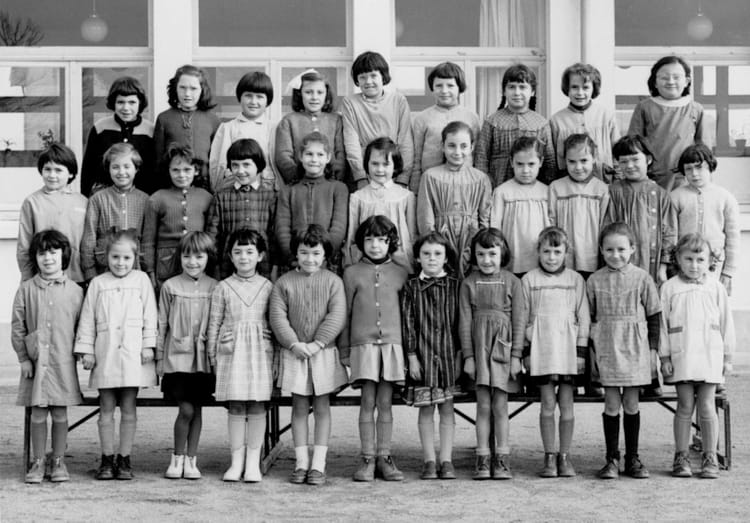 Photo de classe école primaire chateau nord de 1962, ECOLE CHATEAU NORD ...