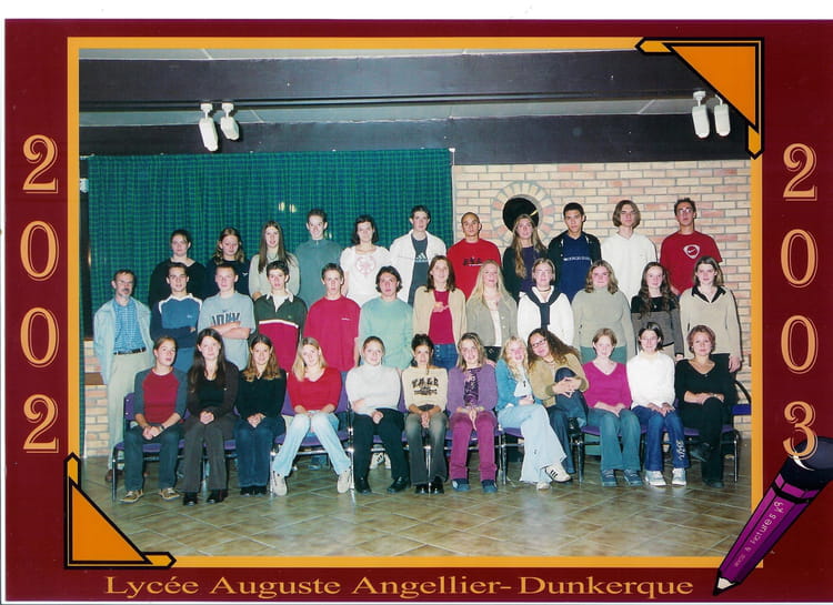 Photo de classe Terminale ES de 2002, Lycée Auguste Angellier - Copains ...