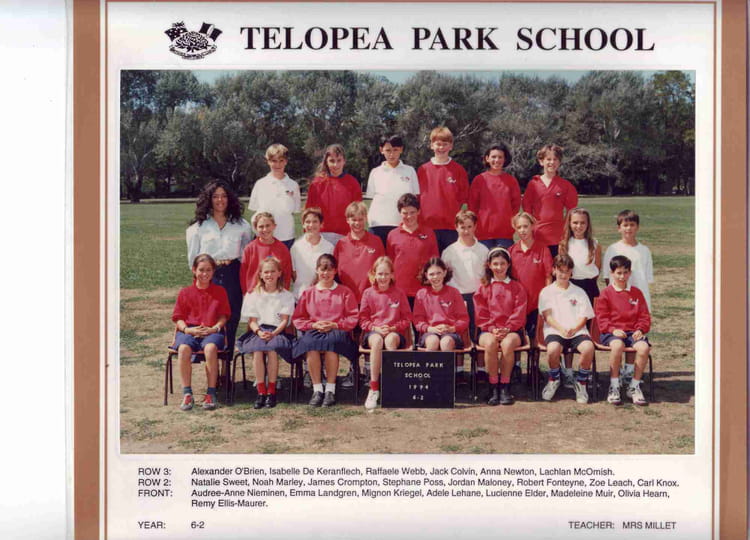 Photo de classe 6ème 2 de 1994, TELOPEA PARK SCHOOL - Copains d'avant