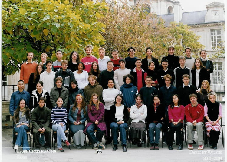 Photo de classe MPSI de 2003, CLASSE PREPA LYCEE CHARLEMAGNE - Copains ...