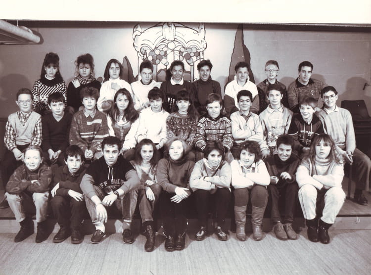 Photo de classe 4eme de 1987, Collège Bissy - Copains d'avant
