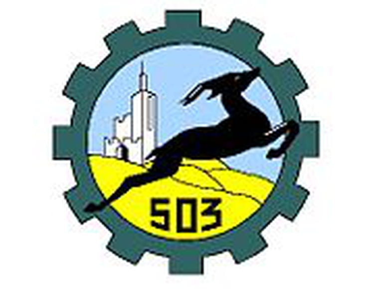 Photo de classe L embleme du 503è rt de 1991, 503 Regiment De Train ...