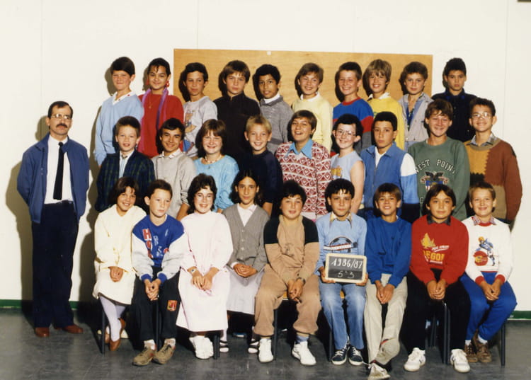 Photo De Classe 5è3 De 1986 Collège Les Coutures Copains D Avant