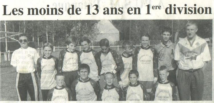 Photo de classe 13 ans 1997-1998 de 1998, F.c. Merlimont - Copains d'avant