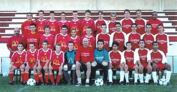 Photo de classe Pau FC 15 ans de 2000, FC LONS - Copains d'avant