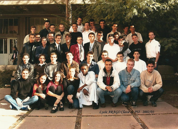 Photo de classe PSI 2002-2003 de 2003, Prepa Math Sup/spe Lycee Arago ...