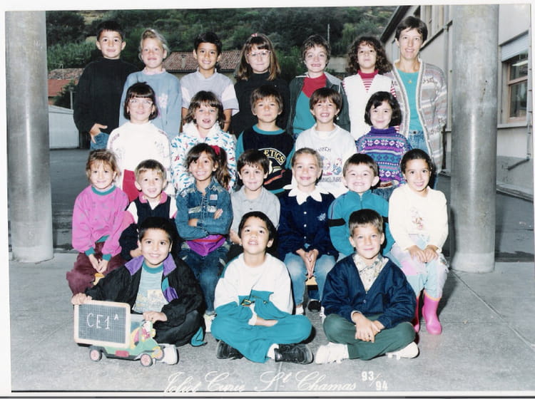 Photo de classe CE1a 1993-1994 de 1993, Ecole Irene Joliot Curie (Saint ...
