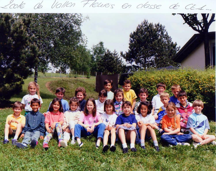 Photo de classe CE1 de 1993, ECOLE VAL FLEURI - Copains d'avant
