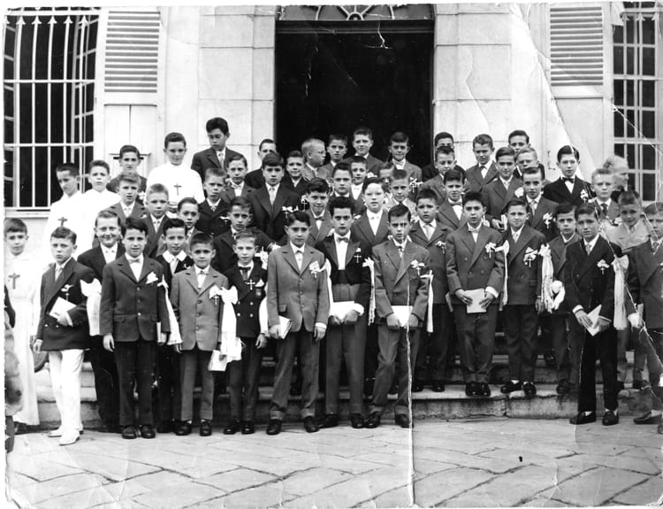 Photo de classe Communion de 1959, Collège Roustan - Copains d'avant