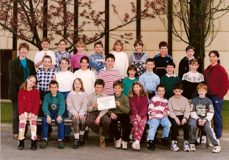 Photo de classe CM2 de 1995, Ecole Louis Lemonnier (Franqueville Saint ...