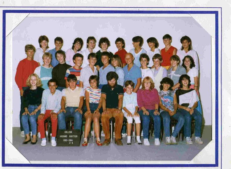Photo de classe 3 ème B de 1983, Collège Léon Marie Fournet - Copains d ...