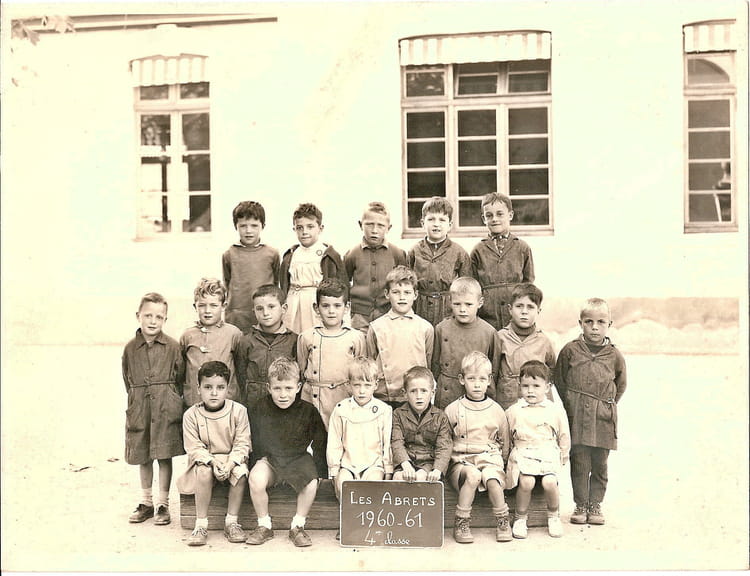 Photo de classe 1960 1961 de 1960, Ecole Haroun Tazieff (Les Abrets ...